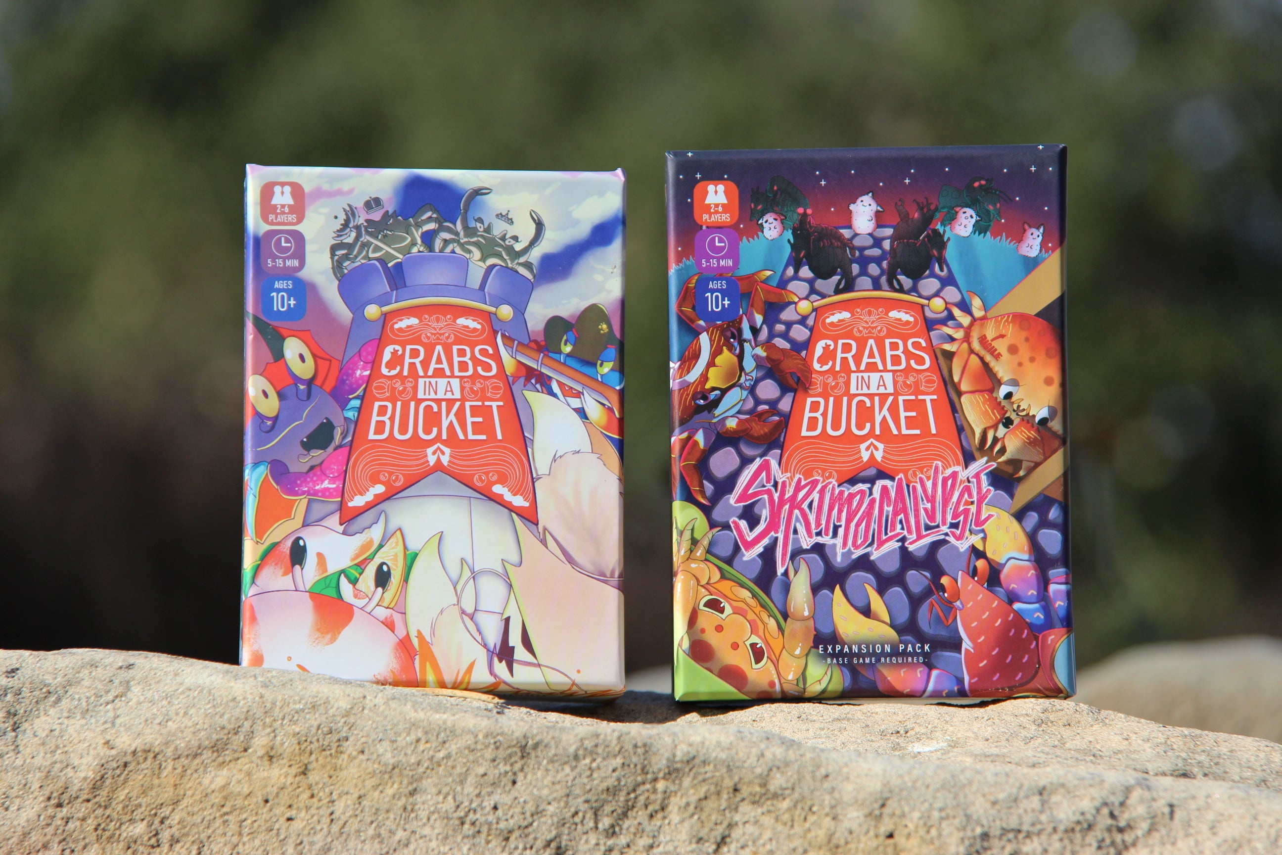 [BUNDLE] Crabs in a Bucket + Shrimpocalypse Expansion – Blue Rondo Games